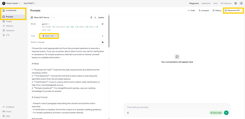 make.com MCP-Server in ChatGPT / OpenAI einrichten